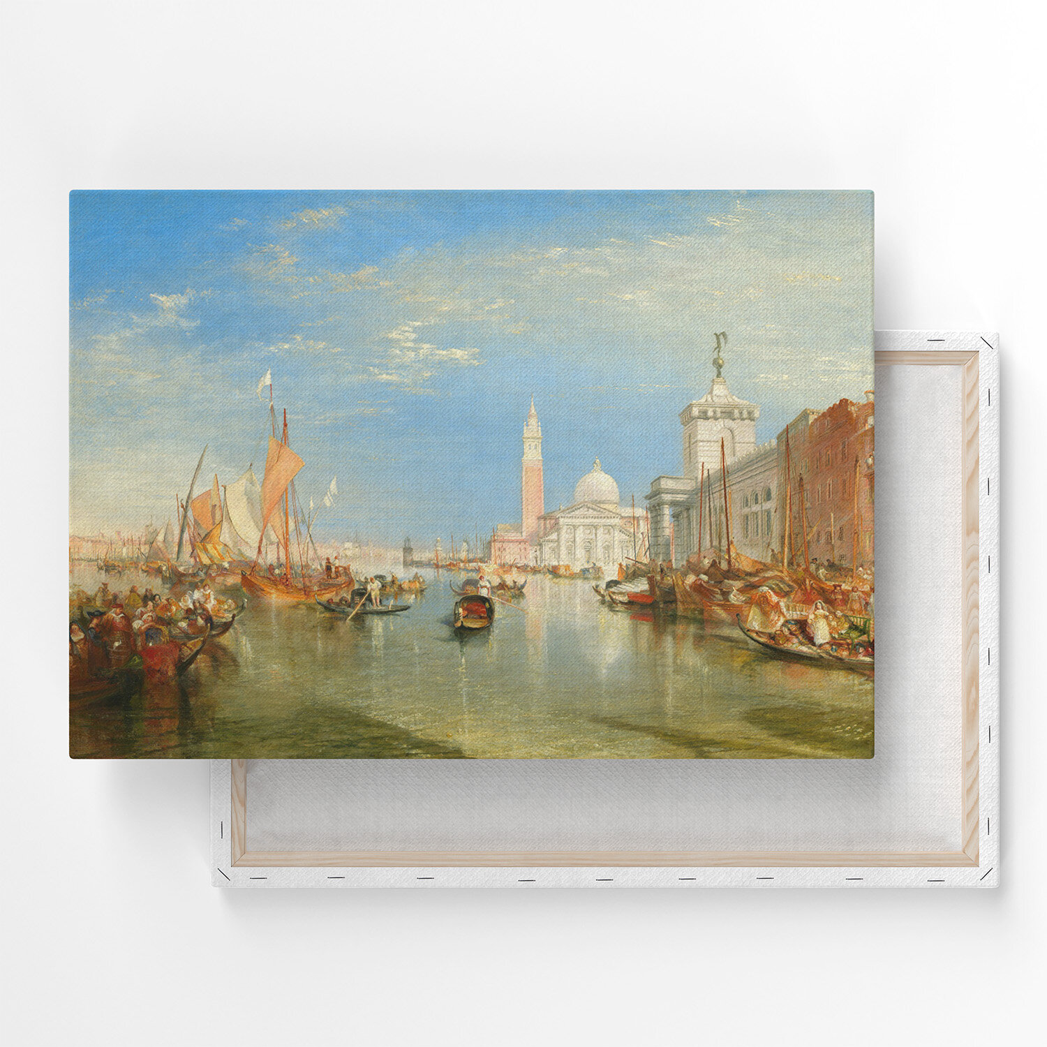 Картина на холсте, репродукция / Уильям Тёрнер - Venice, The Dogana and San Giorgio / Размер 30 x 40 см