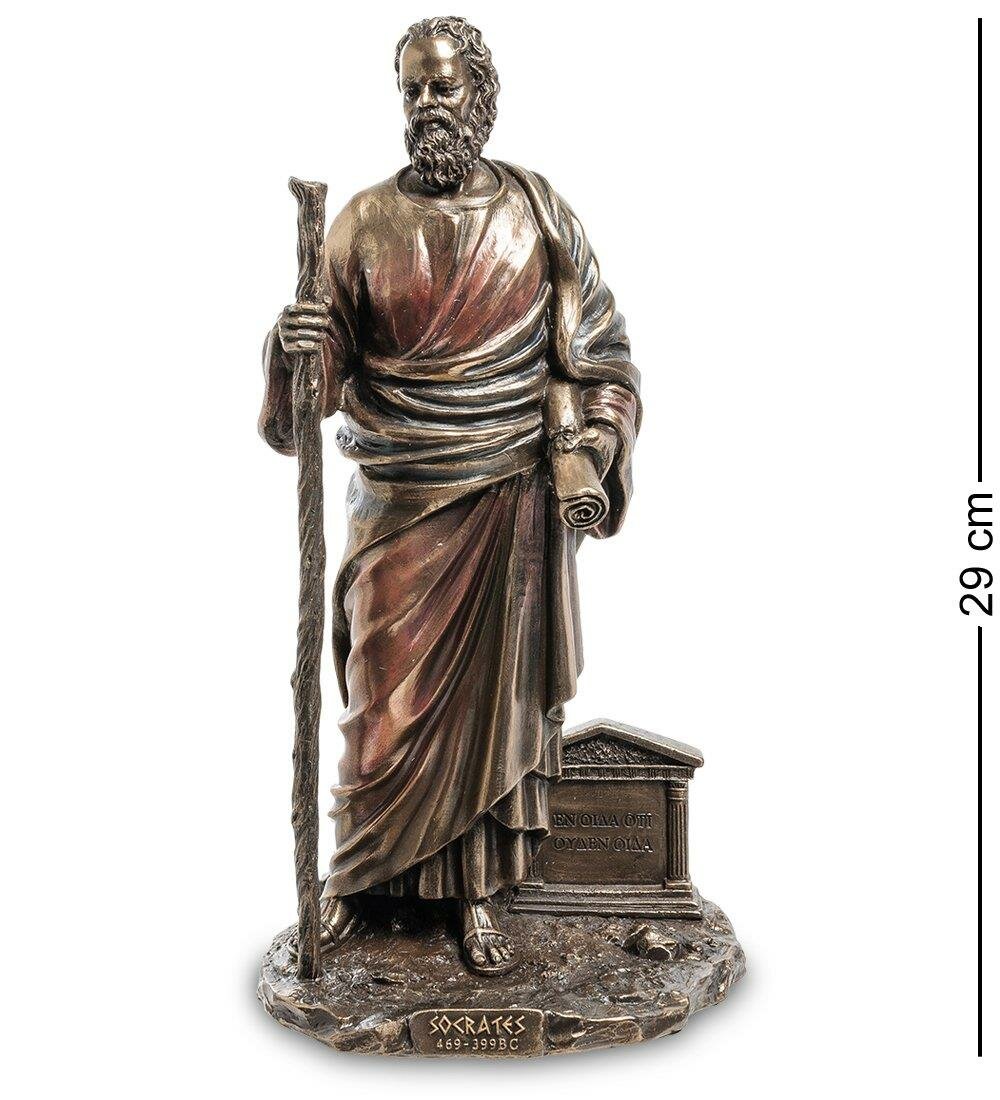 Статуэтка настольная "Сократ", A2100403, Veronese, Полистоун