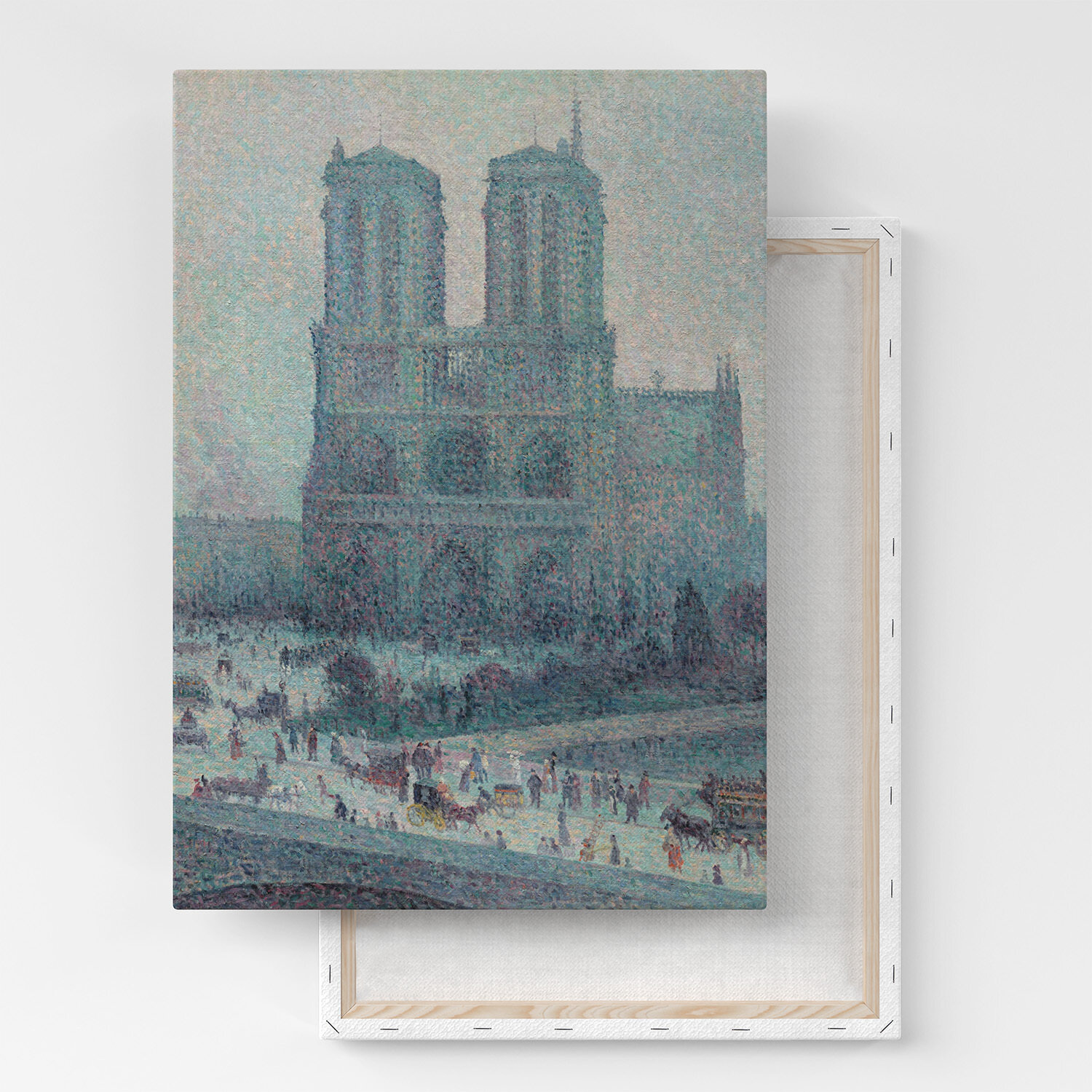 Картина на холсте, репродукция / Максимильен Люс - Notre Dame, Paris / Размер 80 x 106 см