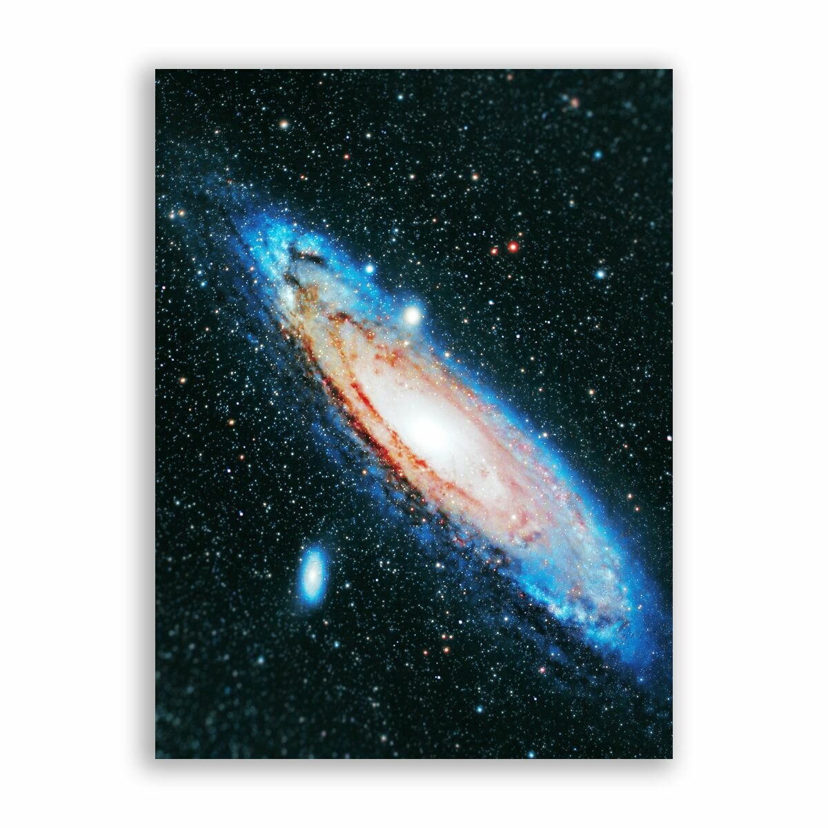 Постер, плакат на бумаге / Galaxy / Галактика / Размер 40 x 53 см