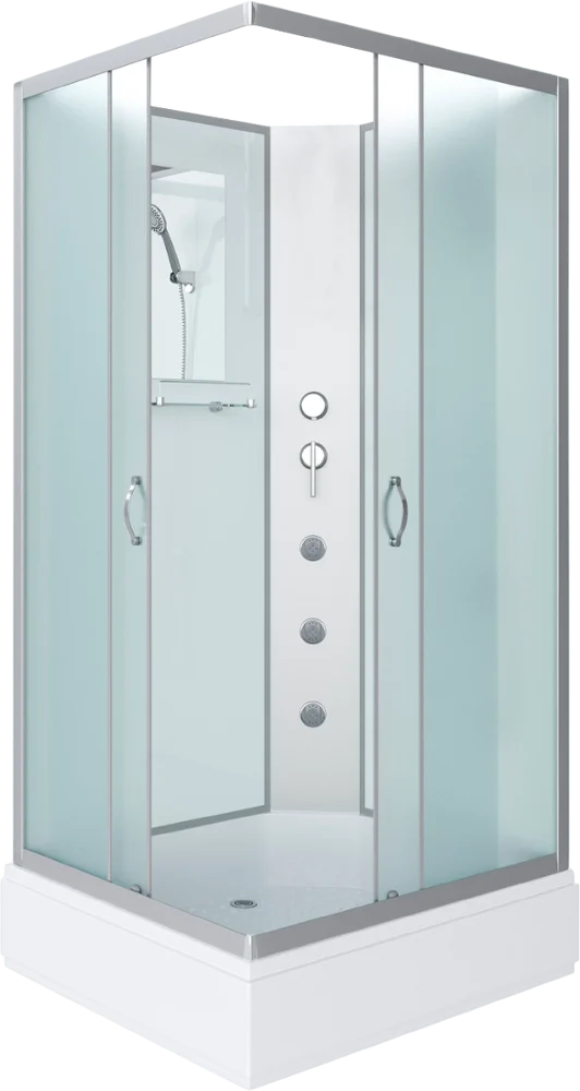 Душевая кабина Niagara Classic NG-33974-14QBKG 90х70 см, без крыши, с гидромассажем 339744QBKG