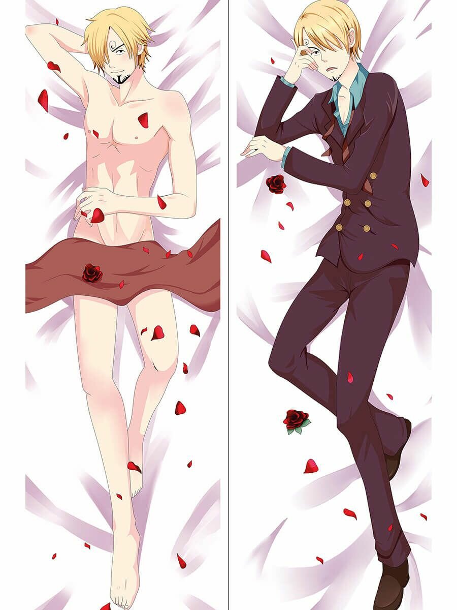 Наволочка дакимакура Санджи из Ван-Пис арт. D0444, 150x50