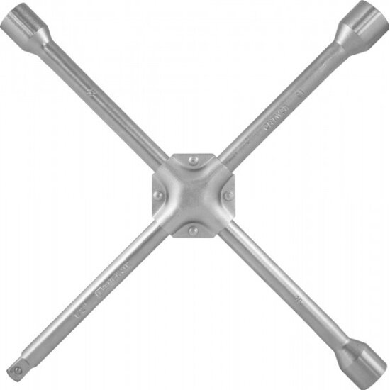 Ключ баллонный Thorvik CRTW38 крестообразный, усиленный, 17х19х21x1/2"DR, 380 мм