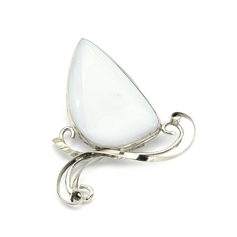 Брошь, кахолонг