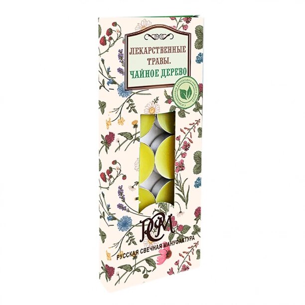 Свечи чайные Чайное дерево 10 шт