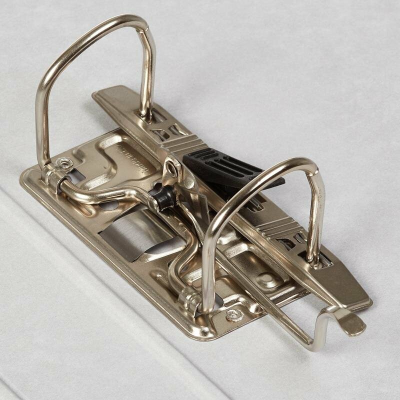 Папка-регистратор Комус 50 мм мрамор черная, 172047