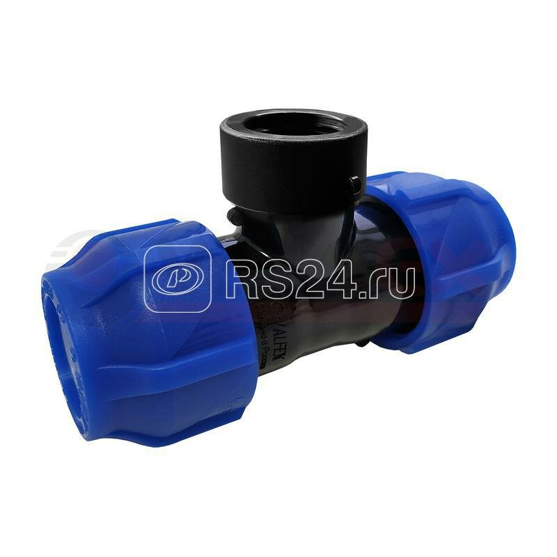 Тройник компрессионный переходной с внутренней резьбой 20-1/2дюйм-20 (100/20) VALFEX 1210012001220