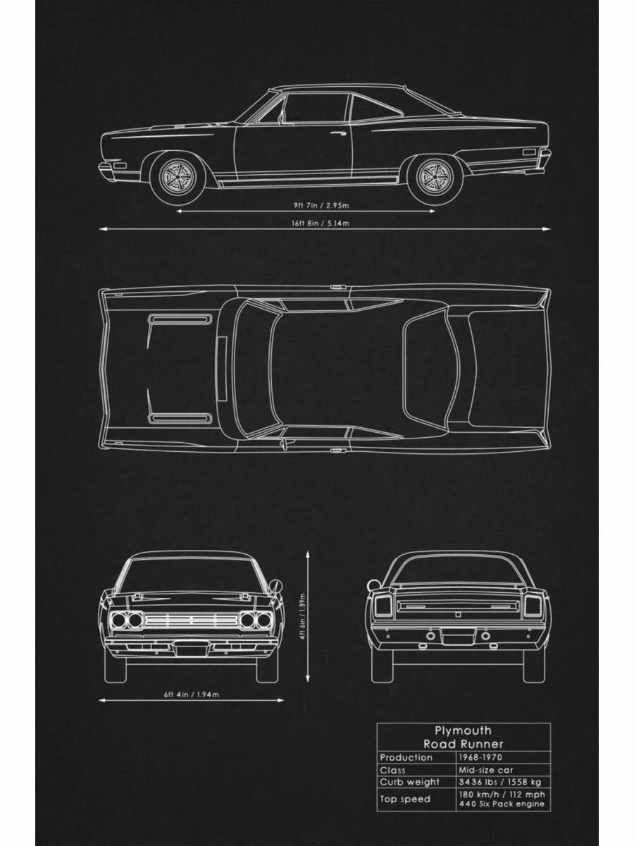 Постер "Blueprint. Plumouth"