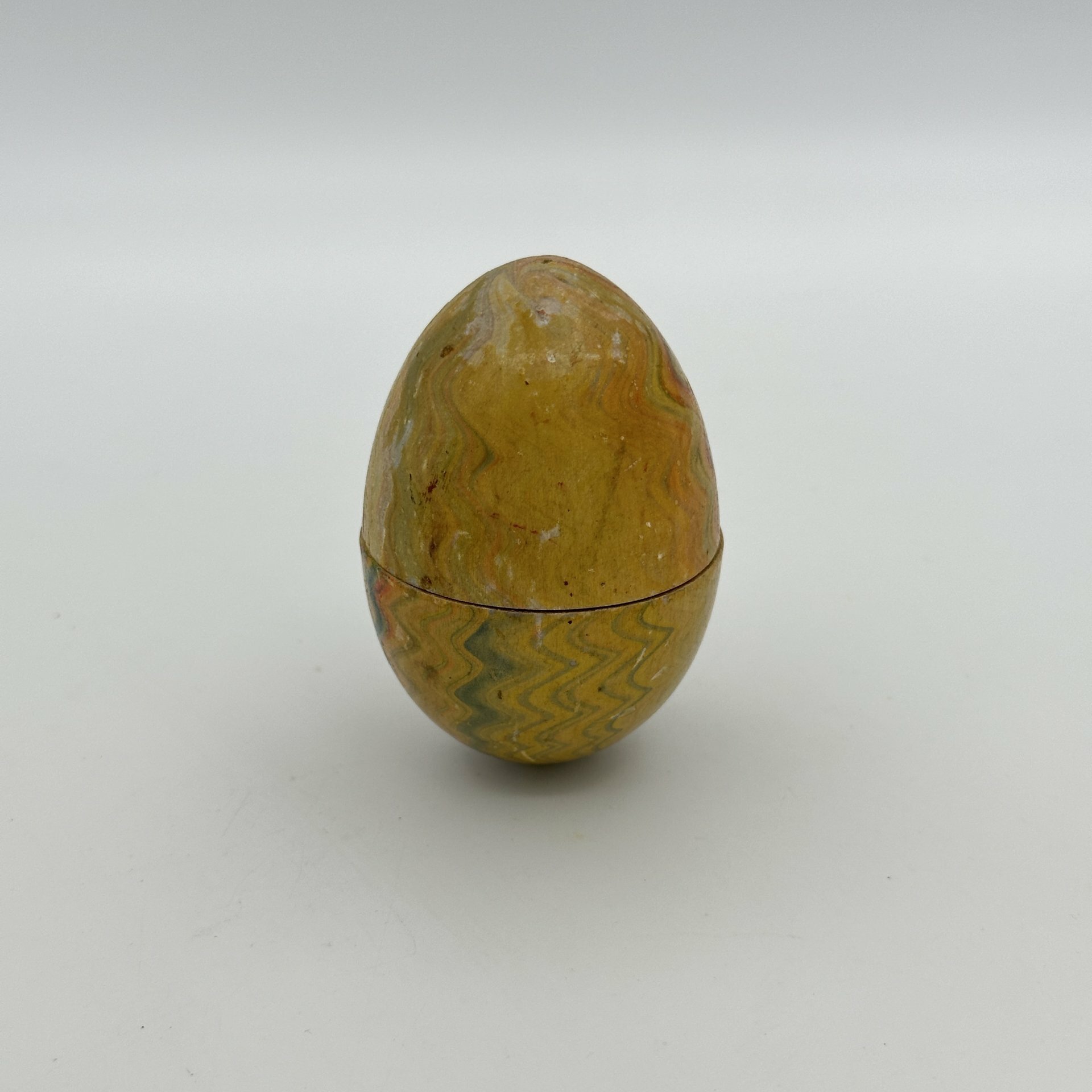 Набор из двух пасхальных яиц, дерево, краска, шлифовка, Российская империя