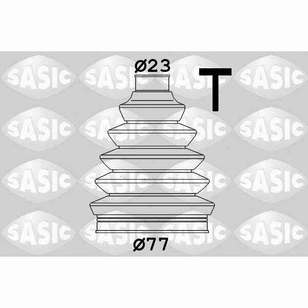 Пыльник шруса наружный комплект для автомобиля Citroen Пежо, SASIC 1900008 (1 шт.)
