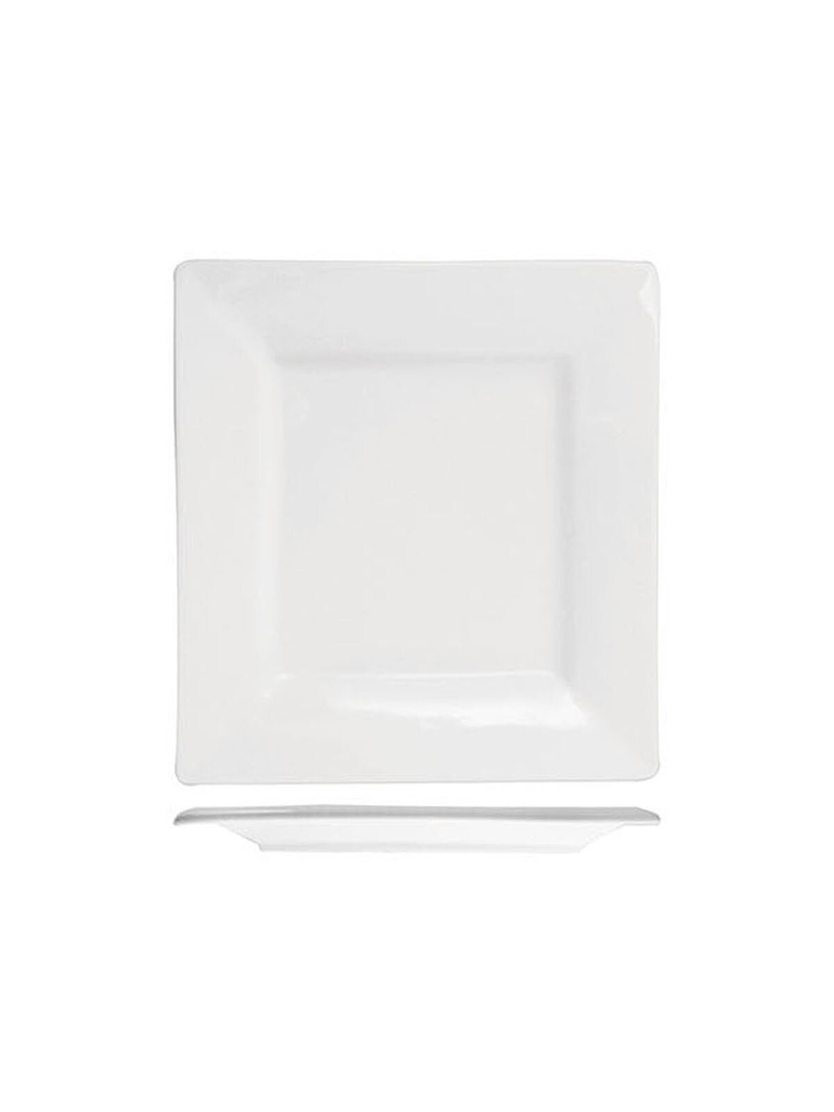 Тарелки квадратные набор 2 шт Kunstwerk, фарфоровые, 18 см