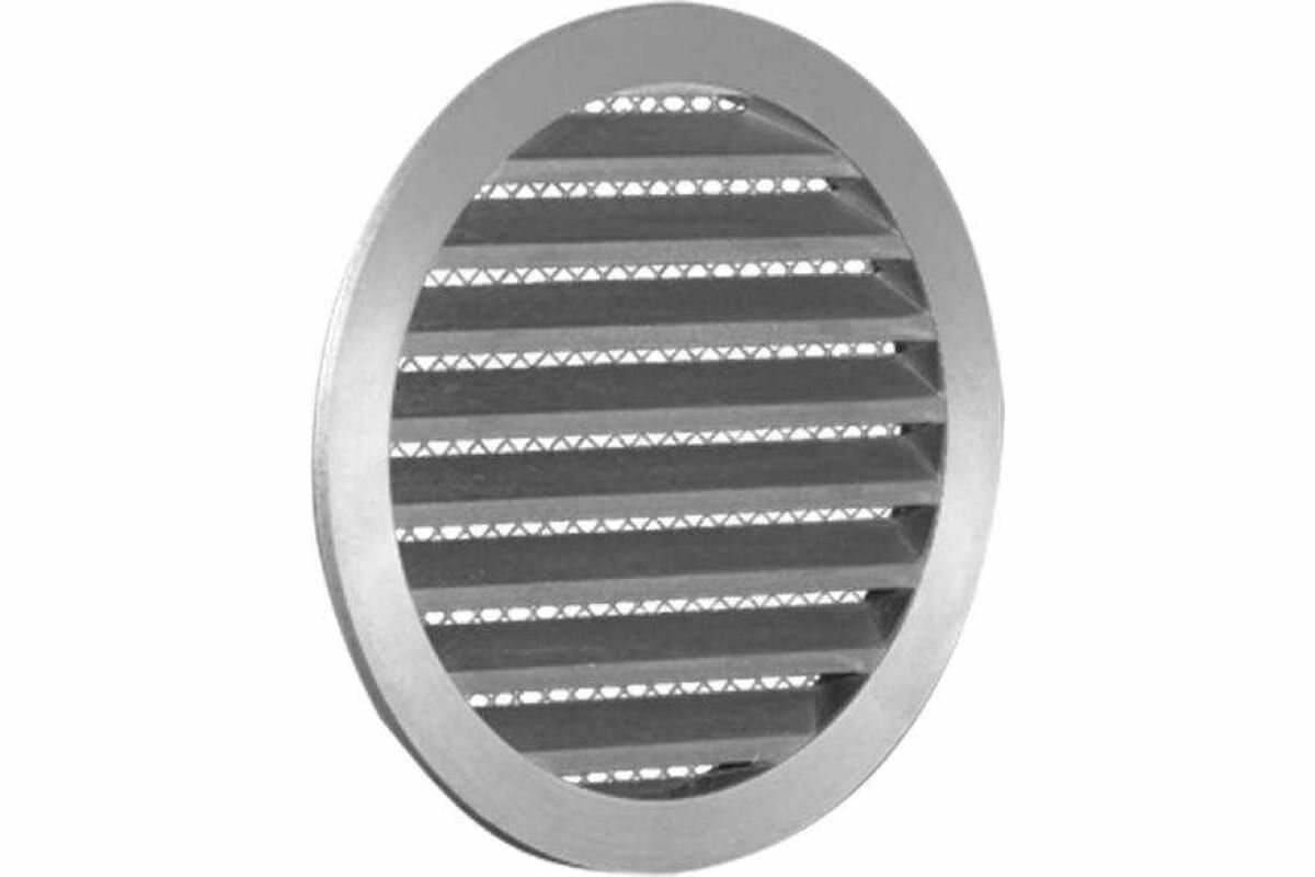 Вентиляционная решетка Shuft PGC 250, для круглых воздуховодов, алюминиевая, серая
