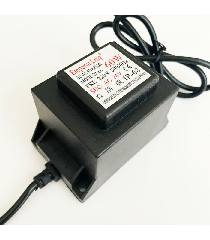 Блок питания 24 В. АC. Лайт. 60 Вт. Влагозащищенный IP67