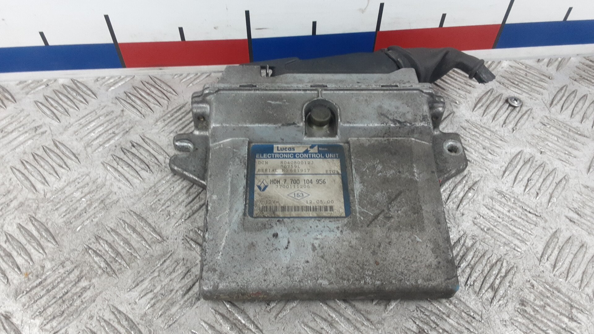 Блок управления двс RENAULT KANGOO 1, Номер 7700104956