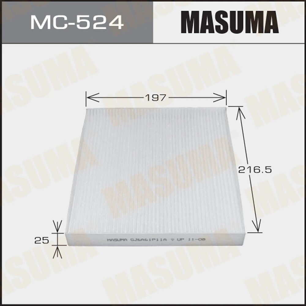 Фильтр салона Masuma MC-524