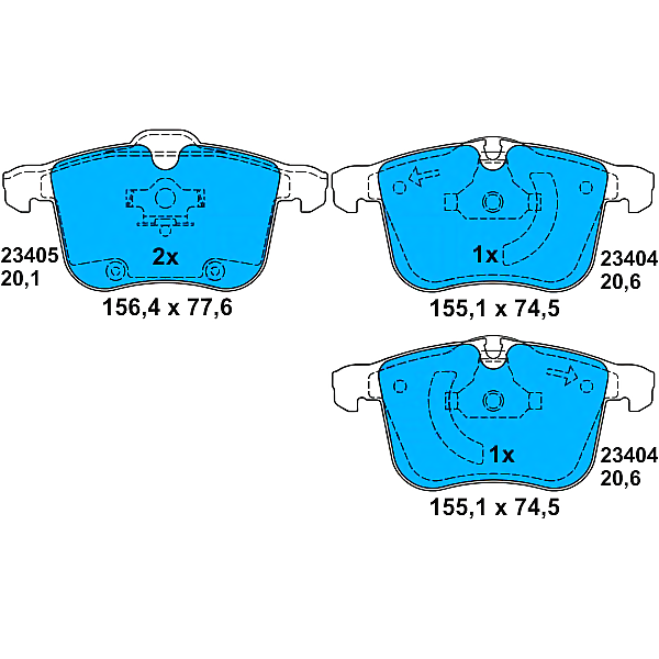 ATE 13.0460-7199.2 (12802167 / 12802167 / 13046071992) колодки тормозные дисковые передн, opel: signum 2.8 / 2.8 v6 turbo
