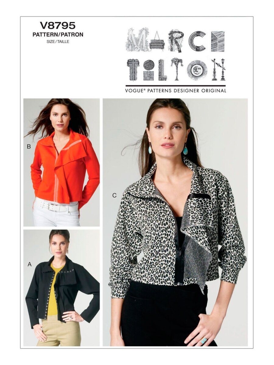 Выкройка VOGUE №8795 Жакет