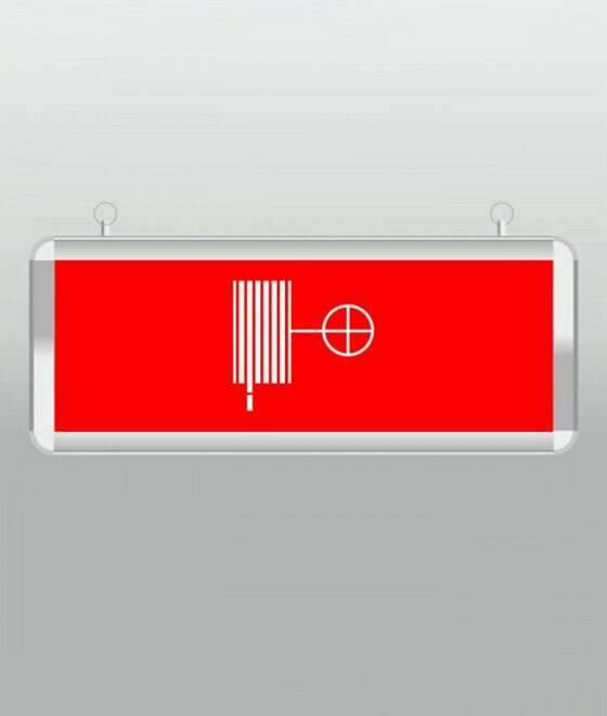 Световой указатель аварийный светильник MBD-200 Е11, автономный режим 90 мин, 365*154*26 мм