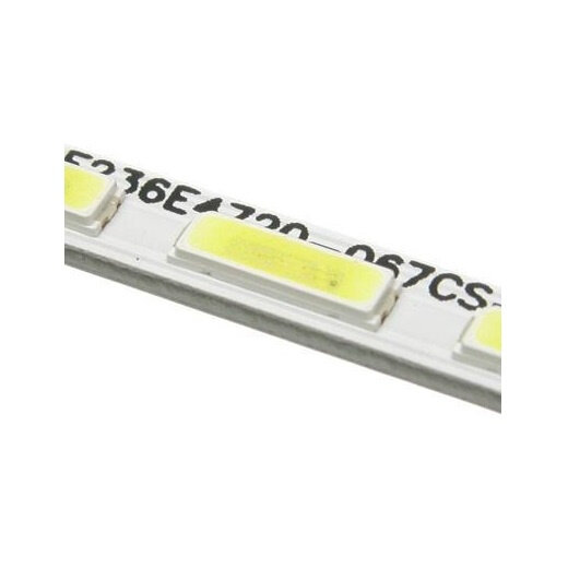 Светодиодная планка для подсветки ЖК панелей JL. E236E4720-067CS-R7P-M-HF (534мм, 56 светодиодов)