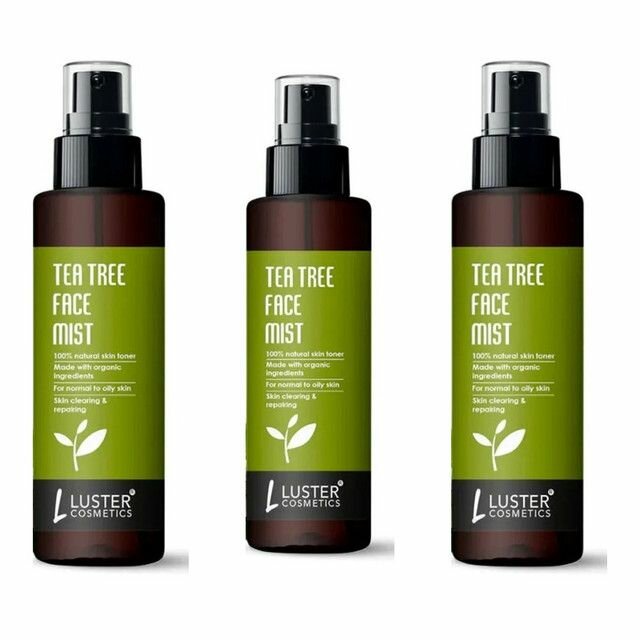 LUSTER Очищающий мист-тонер для лица, с экстрактом чайного дерева, "Tea Tree Face Mist Skin Toner",115 мл, 3 шт.