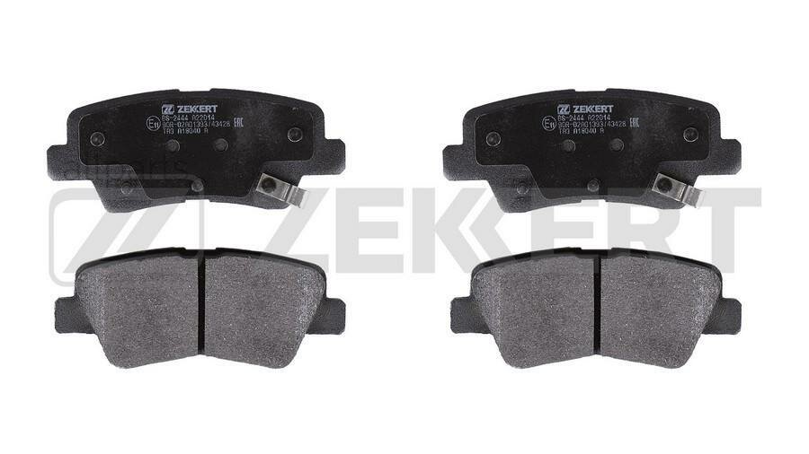 ZEKKERT BS-2444 Колодки торм. диск. задн. Toyota Auris (E180) 12- Hyundai i30 11- Veloster 11- Kia Ceed II 12- P