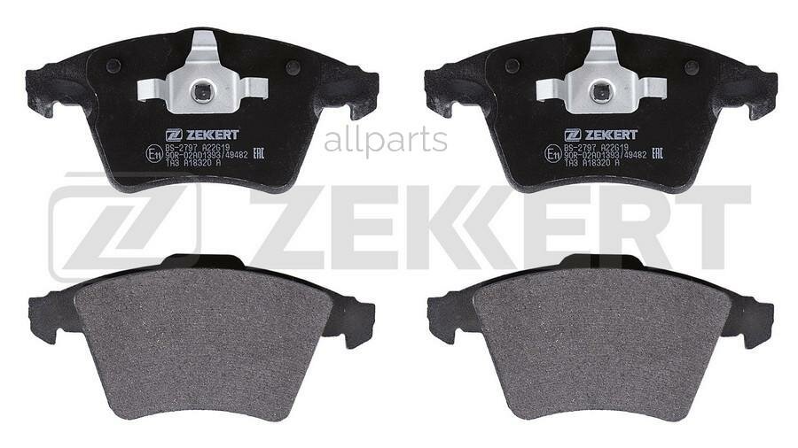 ZEKKERT BS-2797 Колодки торм. диск. передн. с датчиком VW Multivan V-VI 03- Transporter IV-VI 92-