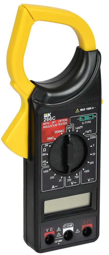 Клещи токоизмерительные EXPERT 266C TCM-1C-266 IEK