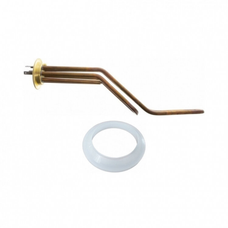 Комплект ТЭН 2кВт (2000Вт) RF для горизонтального водонагревателя Thermex RZL, ID, IF, IR, RZB, Garanterm GTR под анод М4 + прокладка, 50053K1