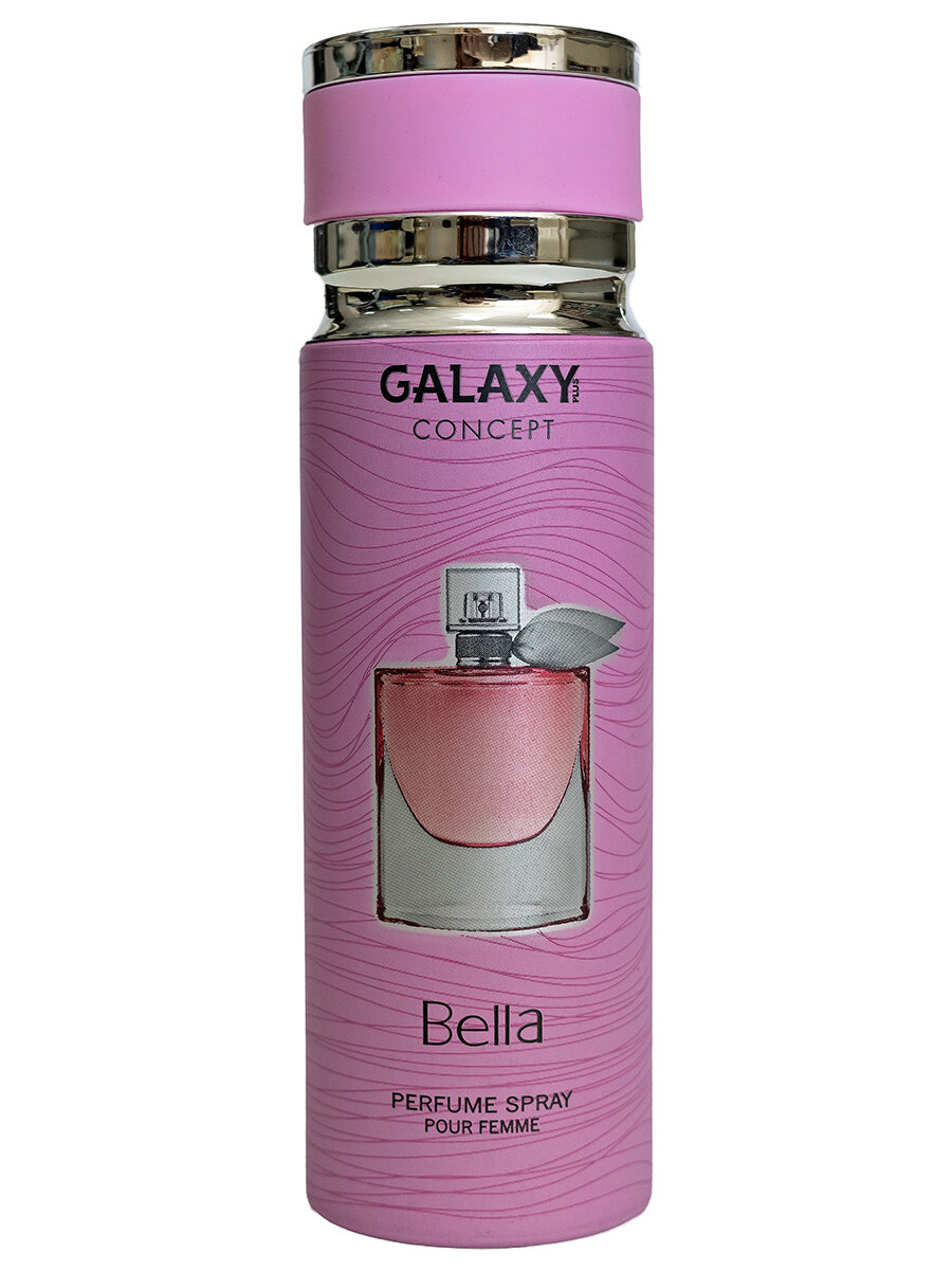 Дезодорант Galaxy Concept Bella парфюмированный женский 200мл