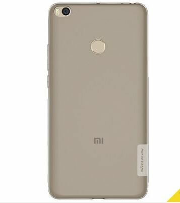 Чехол на Xiaomi Mi MAX 2, Nature силиконовый, темно-прозрачный