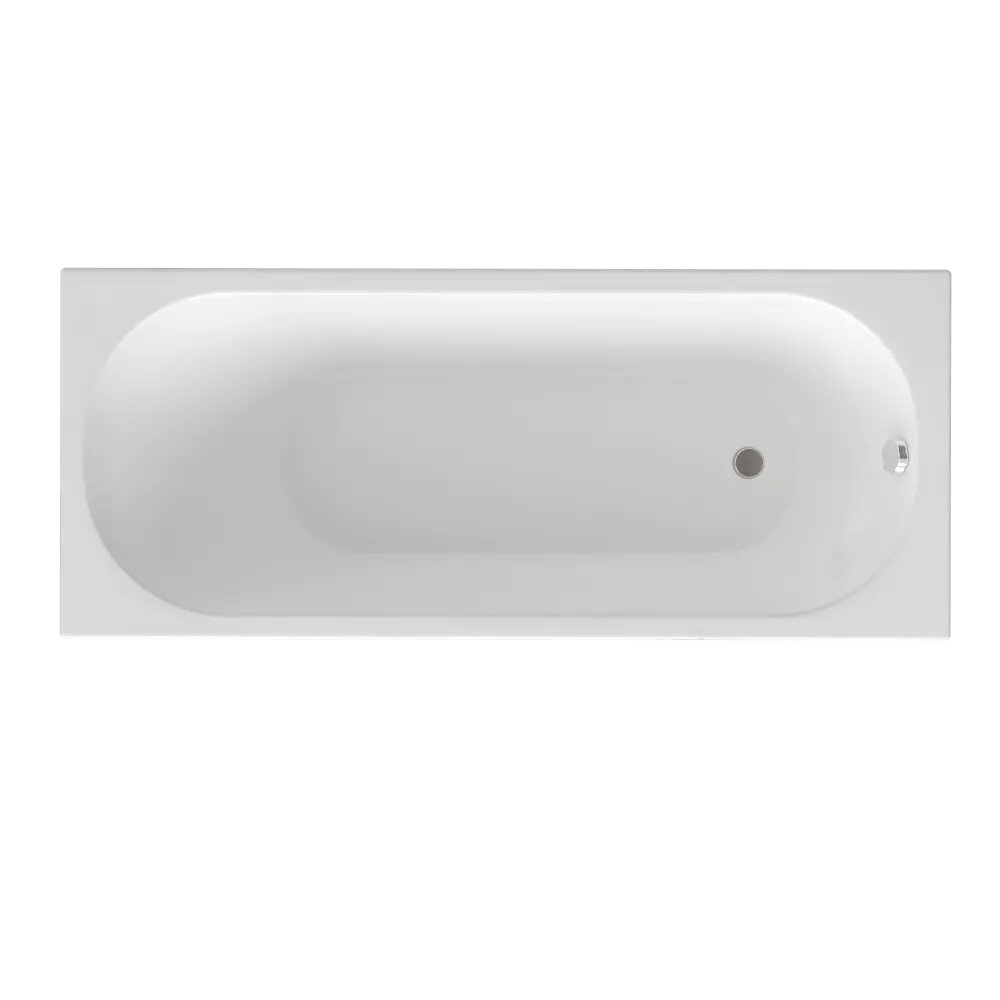 Акриловая ванна Triton Токио x 180x70 с каркасом, прямоугольная, белая