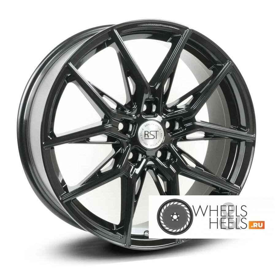 RST R218 18x7.5 5x108 et47 dia60.1 Черный глянцевый