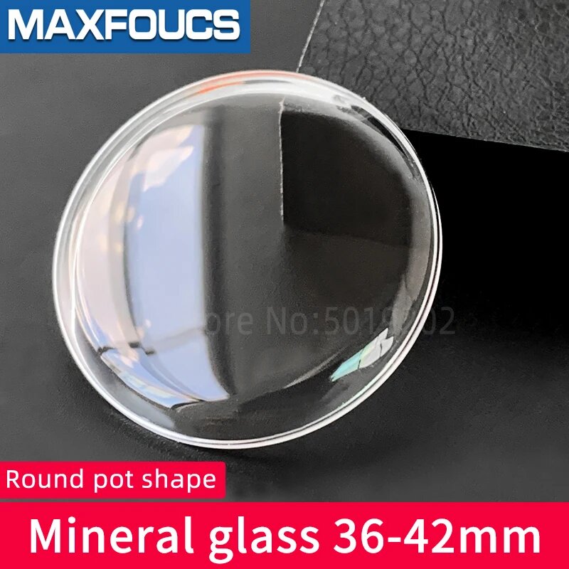 Стекло минеральное для часов, 38mm, круглый горшок