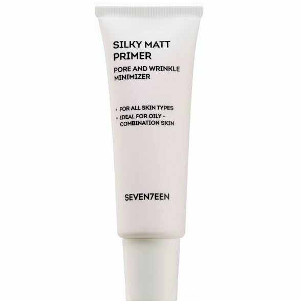 База под макияж Seventeen Make Up Silky Matt Primer, Основа под макияж с матирующим эффектом, 30 мл