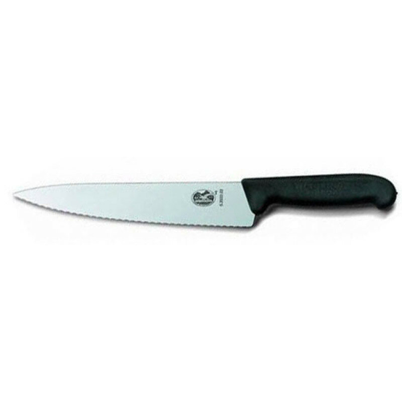 Victorinox 5.2033.19 кухонный нож для разделки с волн. лезвие 19 см ручка fibrox