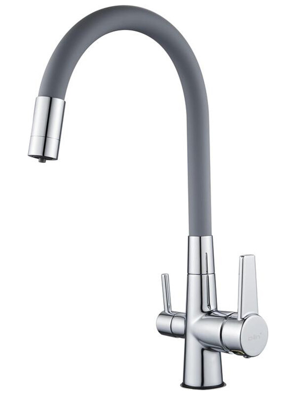 Смеситель для кухни с подключением фильтра для воды D-Lin хром (D159317-2)