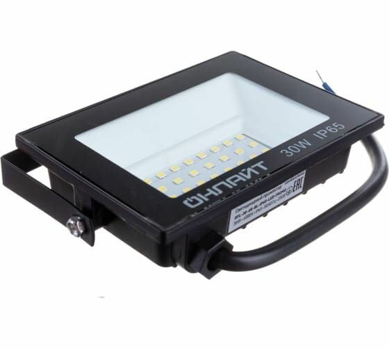 Светильник онлайт 82 922 OFL-30-6K-BL-IP65-LED-PROMO 82922