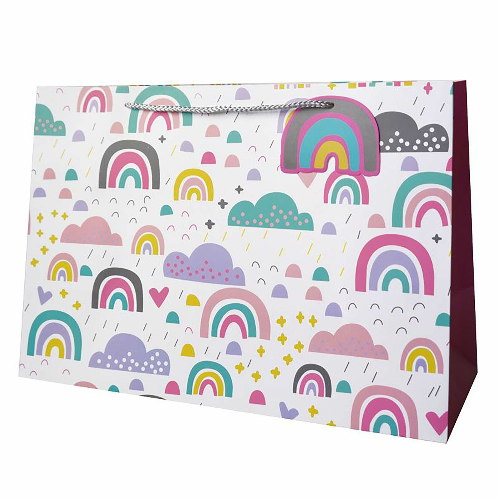 Пакет подарочный "Радуга" / 39*17*27 см / Браво / 1 шт.