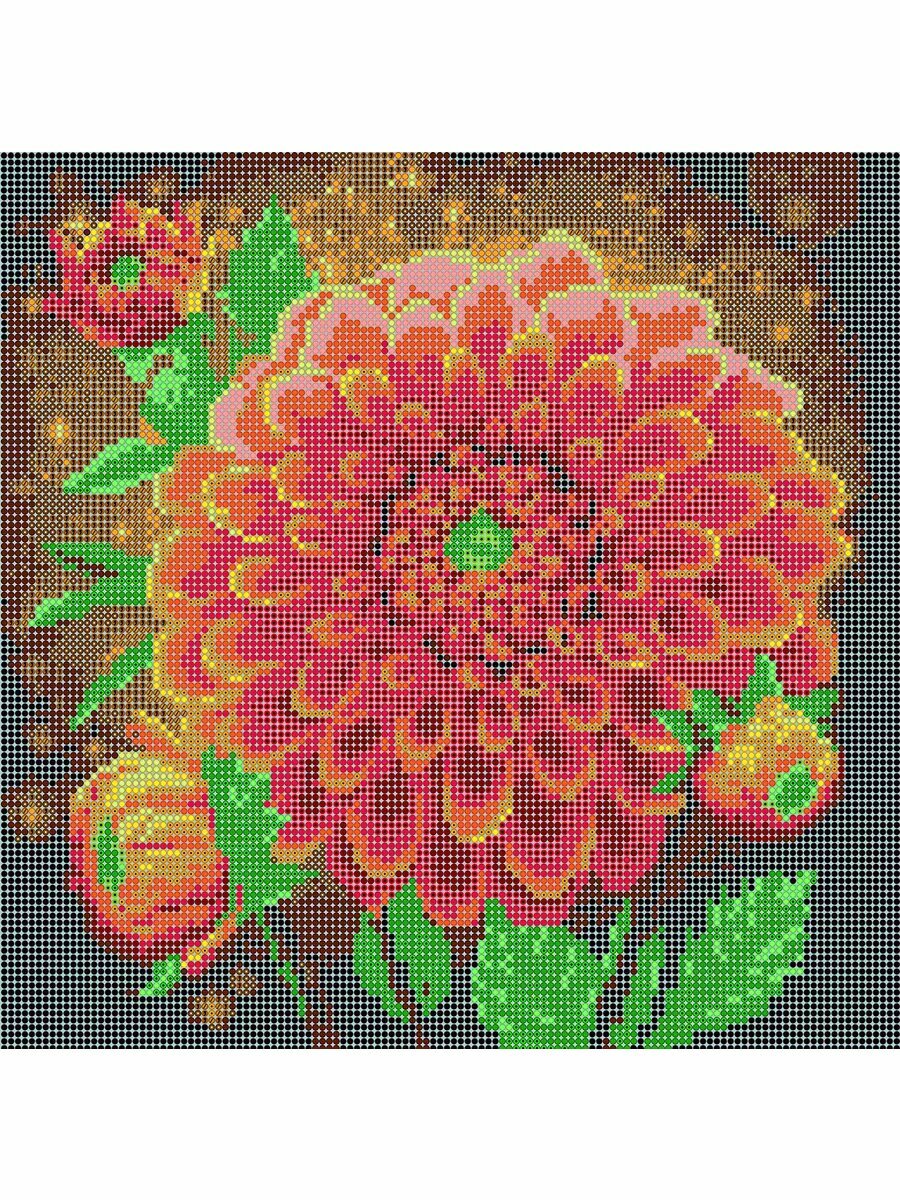 Набор для вышивания бисером 27*27 см