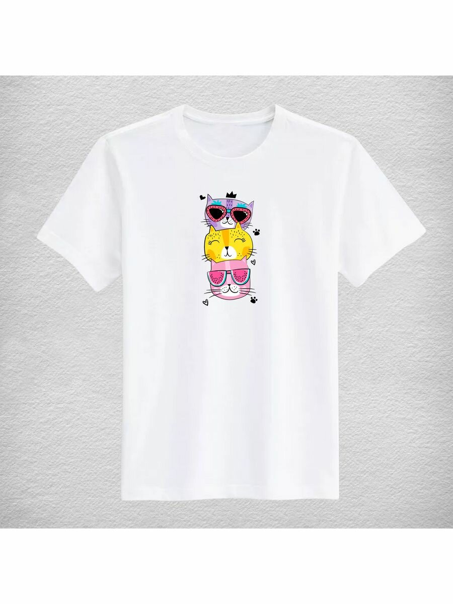 Футболка милые коты cat