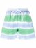 Шорты MSGM Stripe-pattern drawstring shorts, размер S, blue