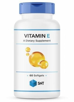 SNT E-200 MIXED toc softgel Е-200 Cмешанные токоферолы Витамин Е, 60 капсул софтгель
