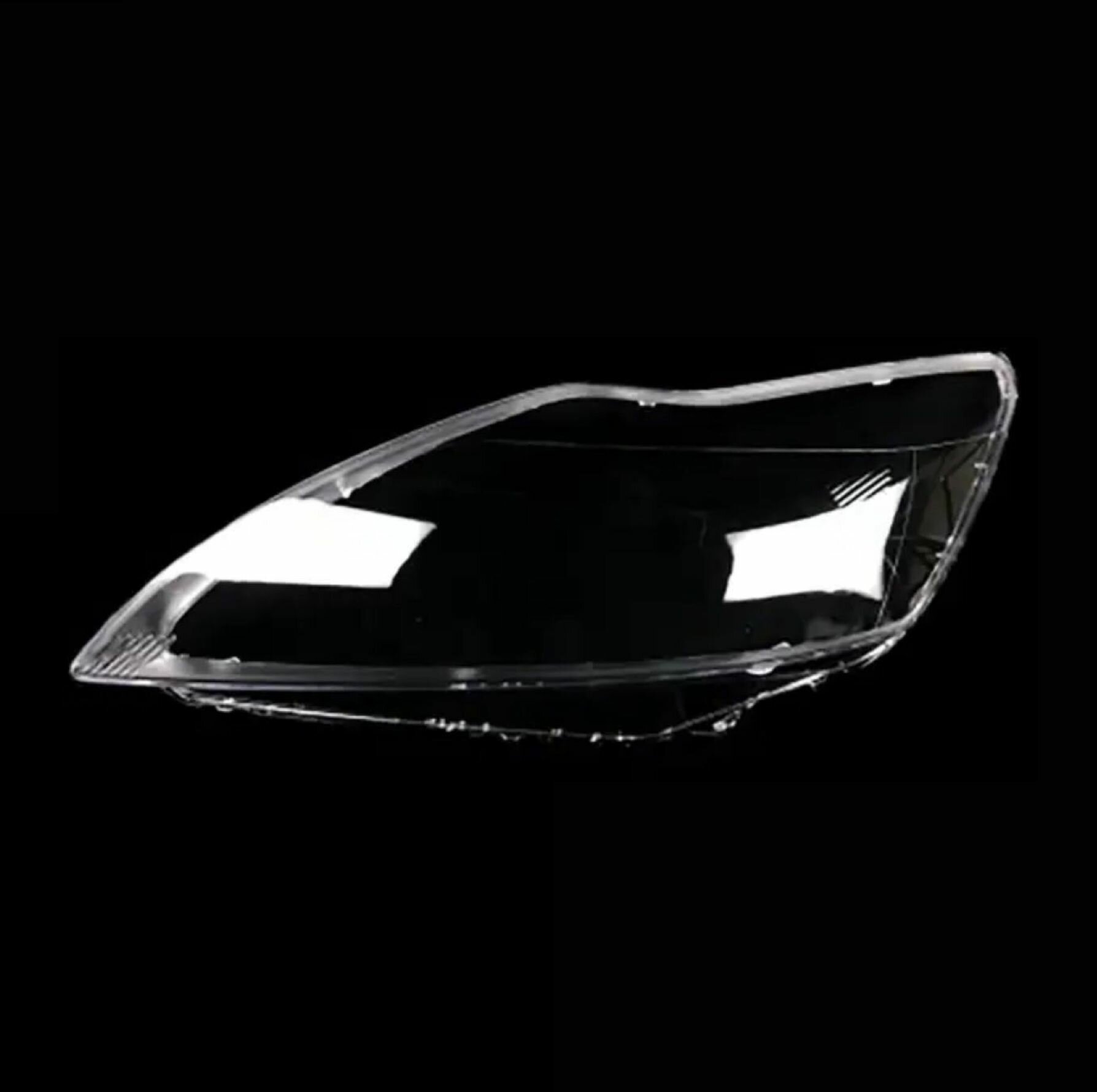 Стекло для фары FORD Focus 2 рест. 2008-2011 Левое, стекло фары Форд Фокус 2