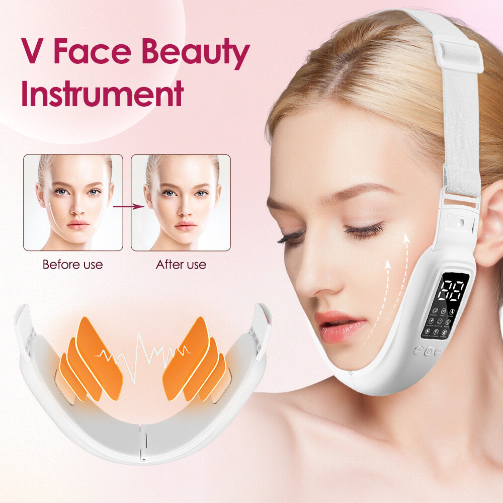 Горячий компресс постоянной температуры color light V-face instrument EMS micro-current V-face instrument подтягивающий и укрепляющий массаж лица