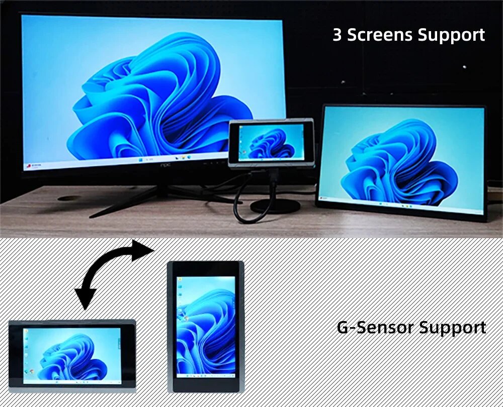 BitPC JX5 Alder Lake N100 карманный мини-ПК LPDDR5 12GB 512GB, ЕС