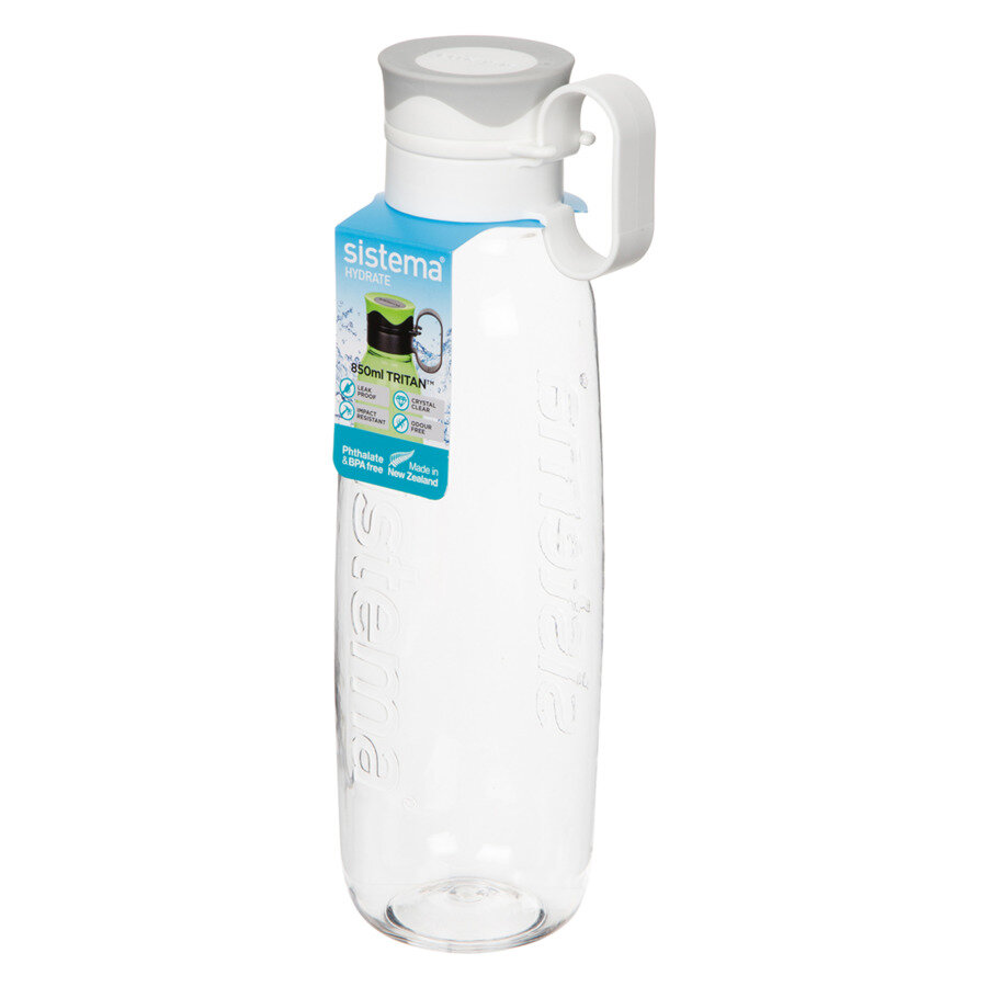 Бутылка для воды с петелькой Sistema Hydrate 850 мл, пластик тритан, премиум качество