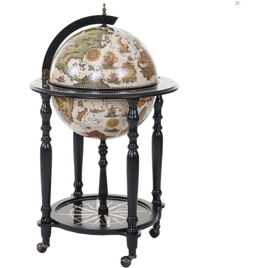 Глобус-бар Jufeng напольный d 40 JF-JG-40003-WB