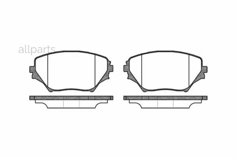 ROAD HOUSE 281300 Колодки торм. дисковые