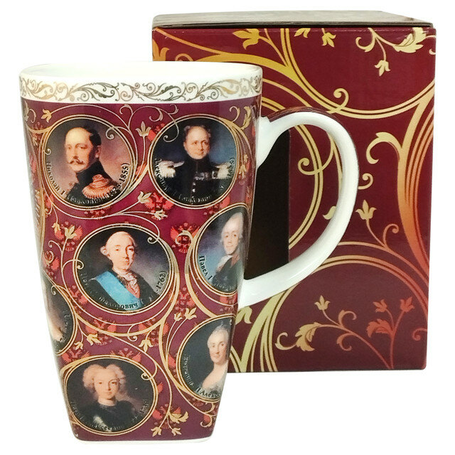 MOST Кружка Дом Романовых 600мл фарфор стильная чайная посуда для дома коллекционная