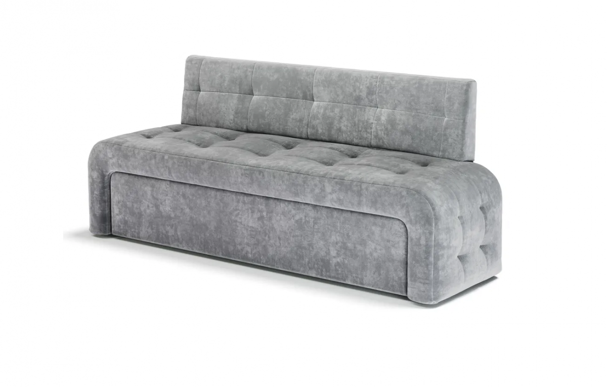 Кухонный диван Прага 180 см. Серый